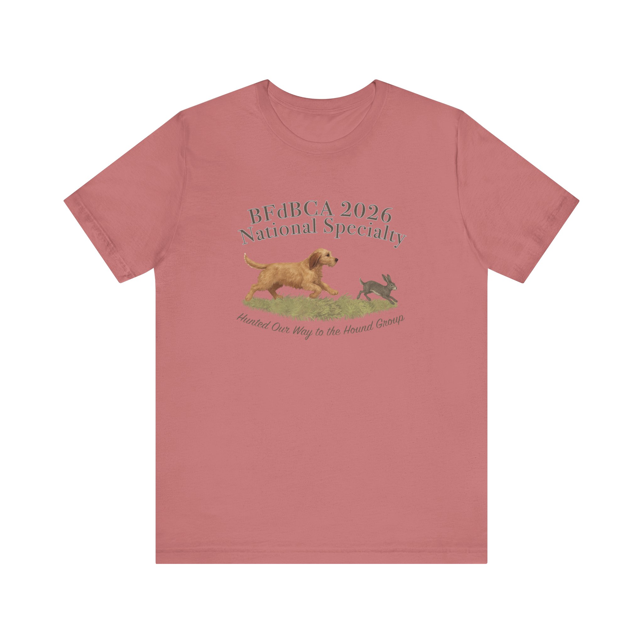 BFdBCA National Specialty 2026 Logo Tee — Unisex | Basset Fauve de ...